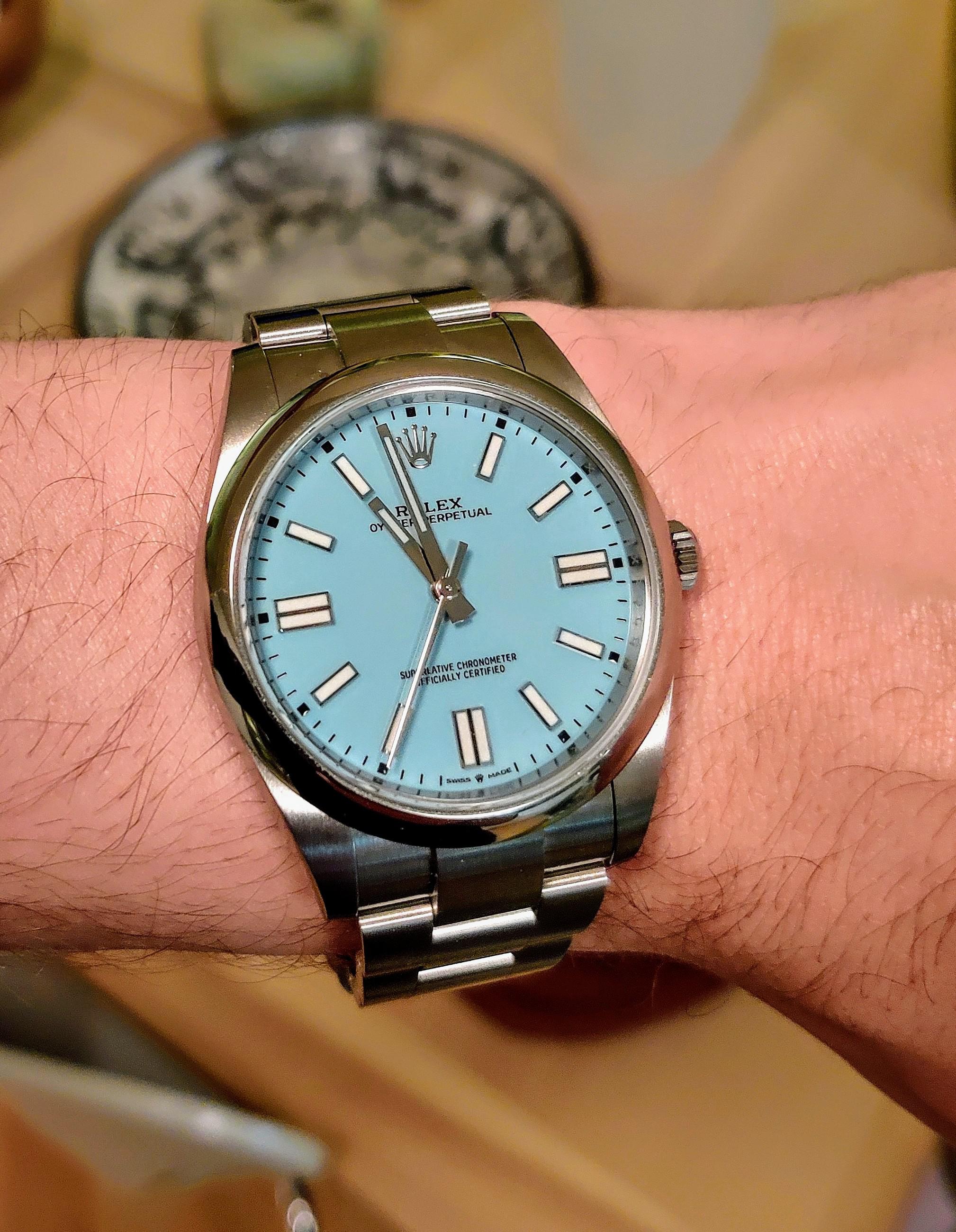 [Rolex] OP 41 Turquoise Blue | Scrolller