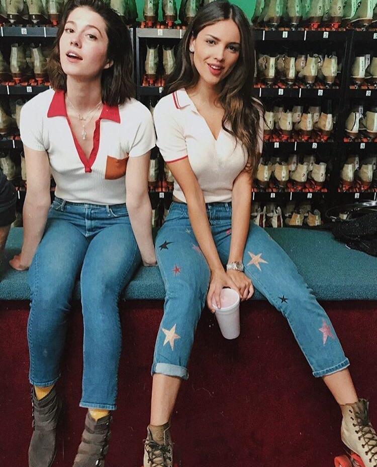 Roller girl with Eiza Gonzalez | Scrolller