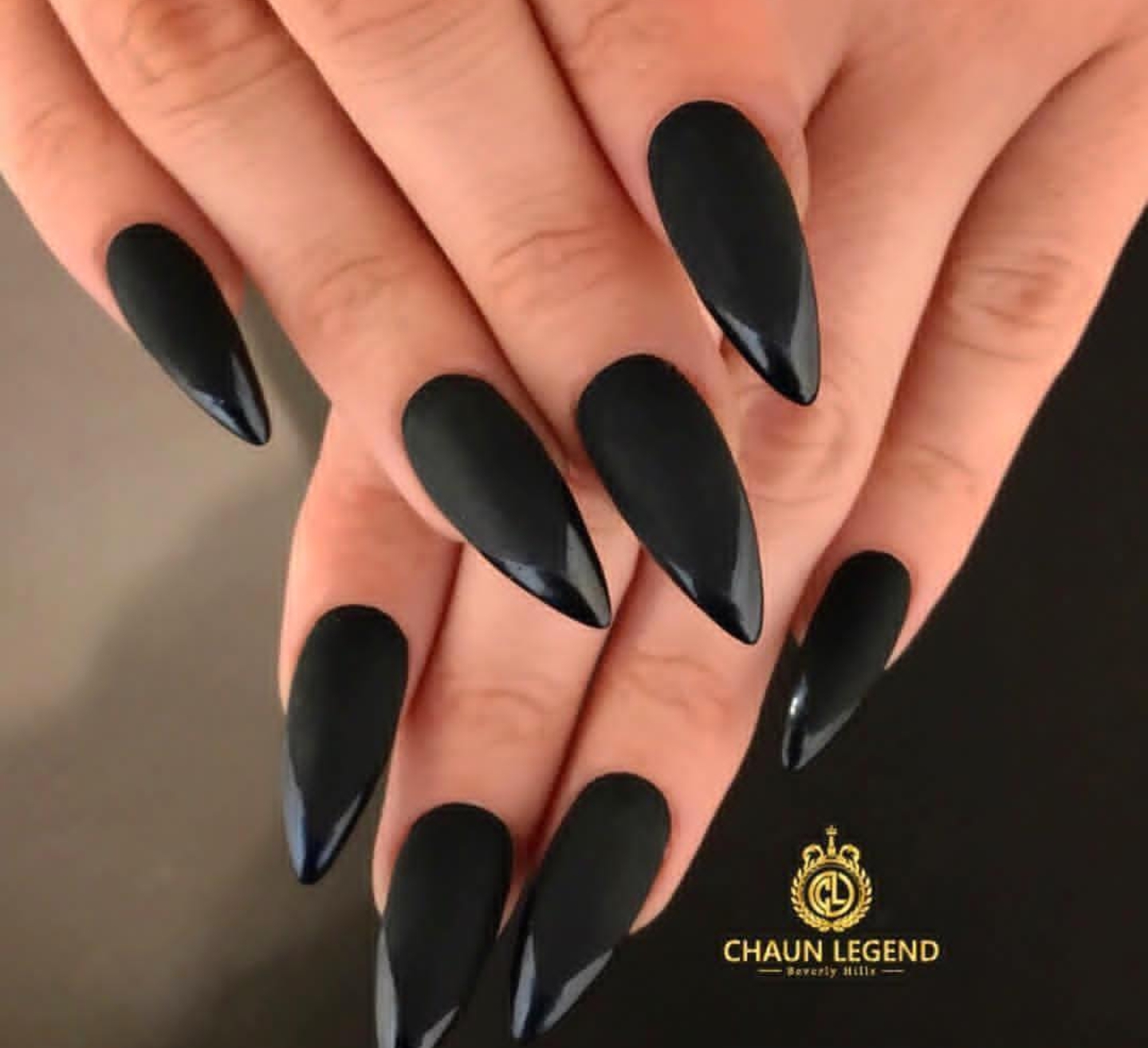 Romi Rain's Matte Black Nails | Scrolller