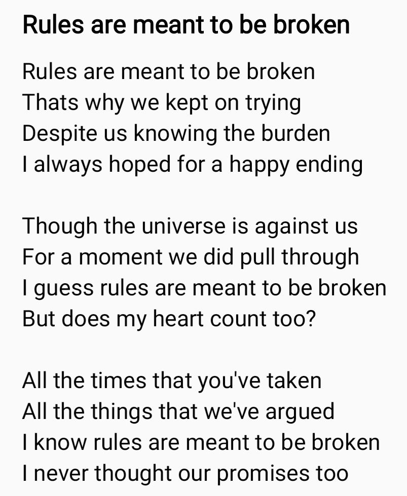 Rules are meant to be broken (fixed) | Scrolller