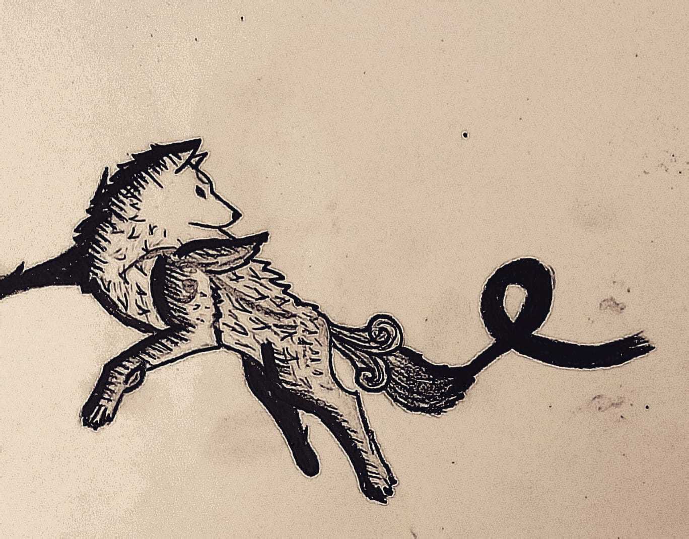 "Run like the Wind, Wolf Goddess!" Okami Amaterasu in manga style!! (if it sucks it's cause this ...