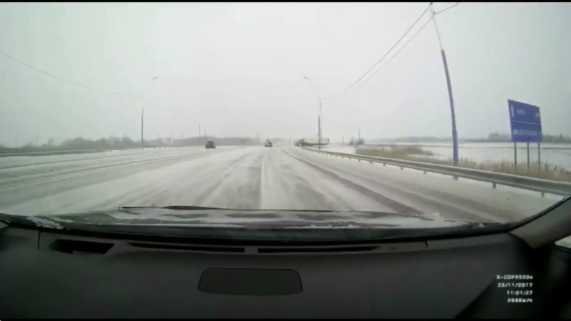 Russia: Car vs tractor crash | Scrolller