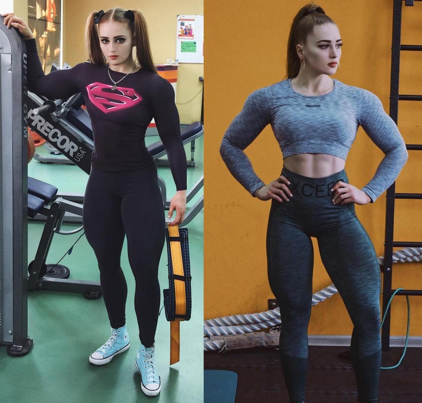 Russian powerlifter and model Julia Vins | Scrolller