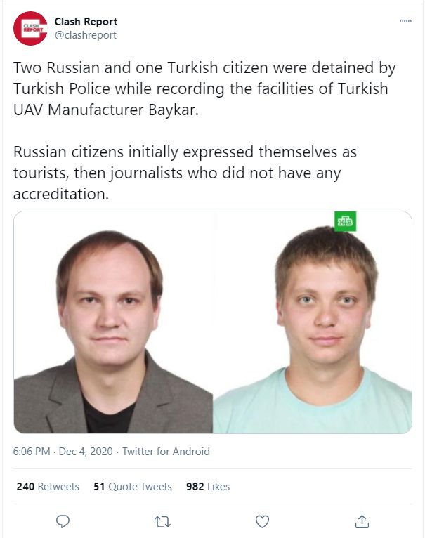 Russians caught spying on Baykar | Scrolller