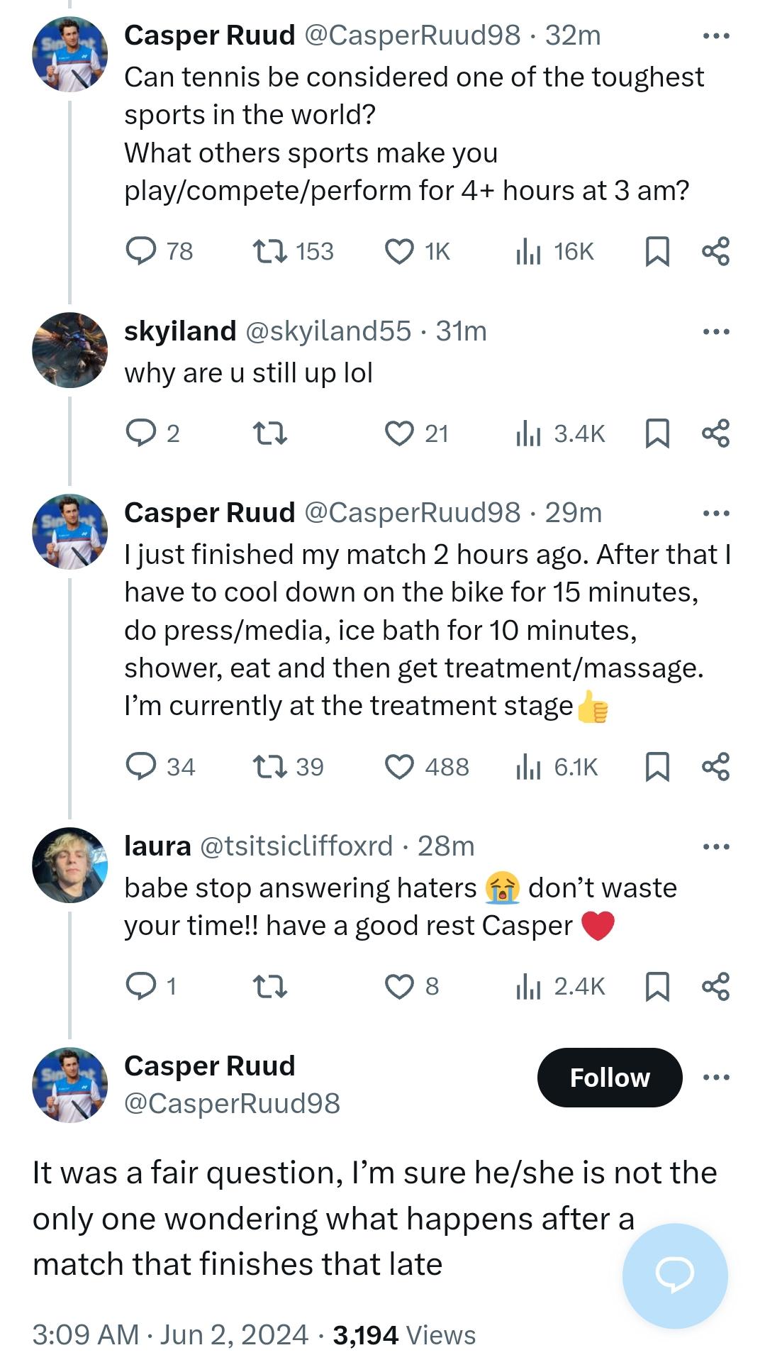 Ruud still up | Scrolller