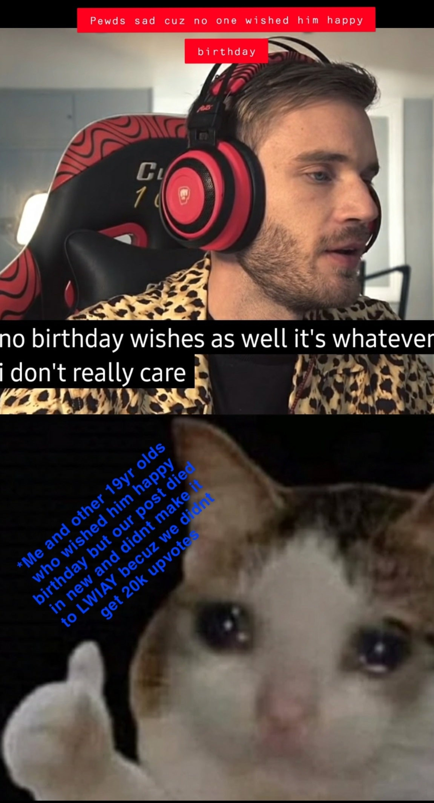 Sad 19 yr old noises | Scrolller