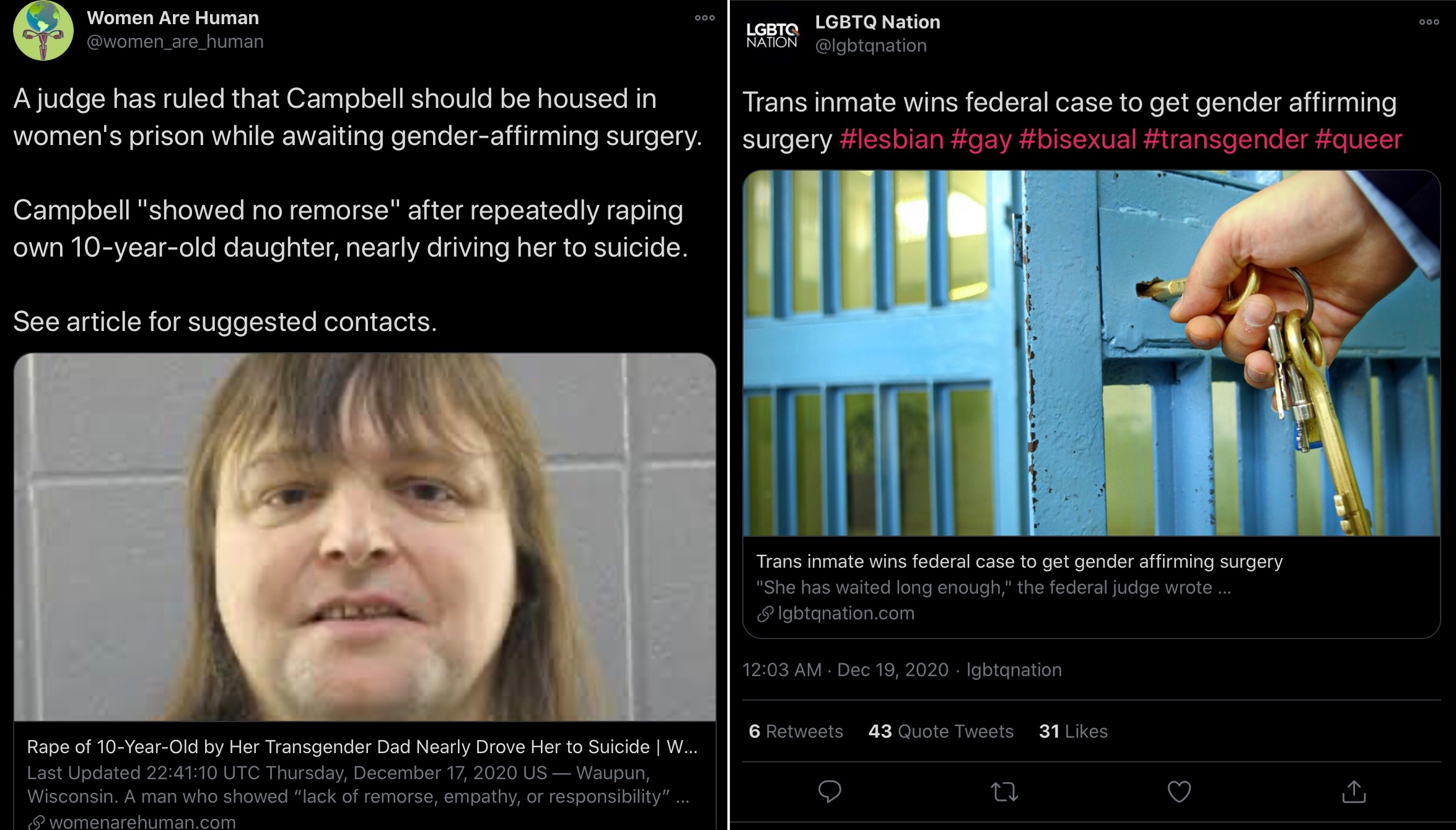 Same story, with two very different headlines | Scrolller