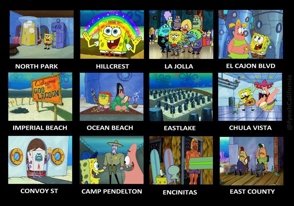 San Diego = Bikini Bottom | Scrolller