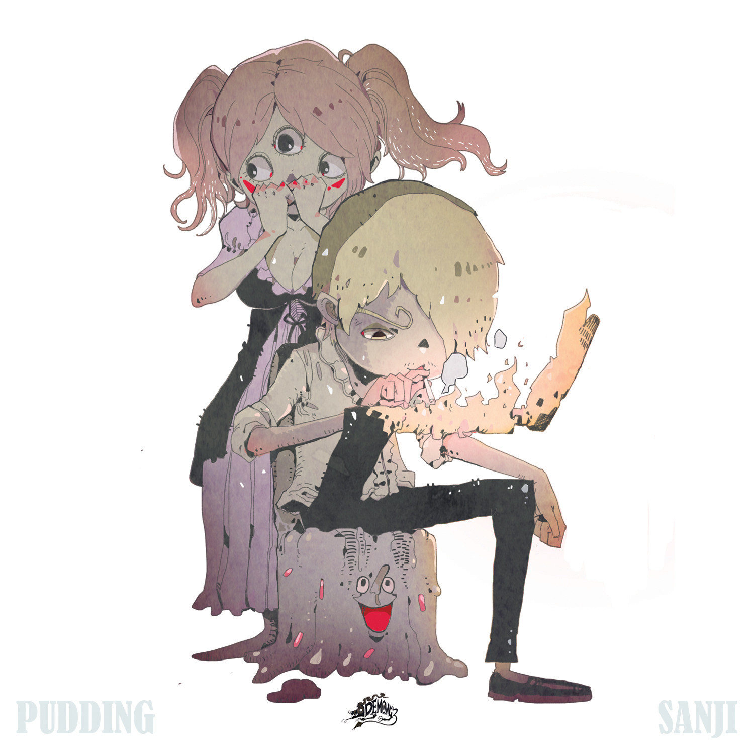 Sanji x Pudding by Narupiti Harunsong | Scrolller
