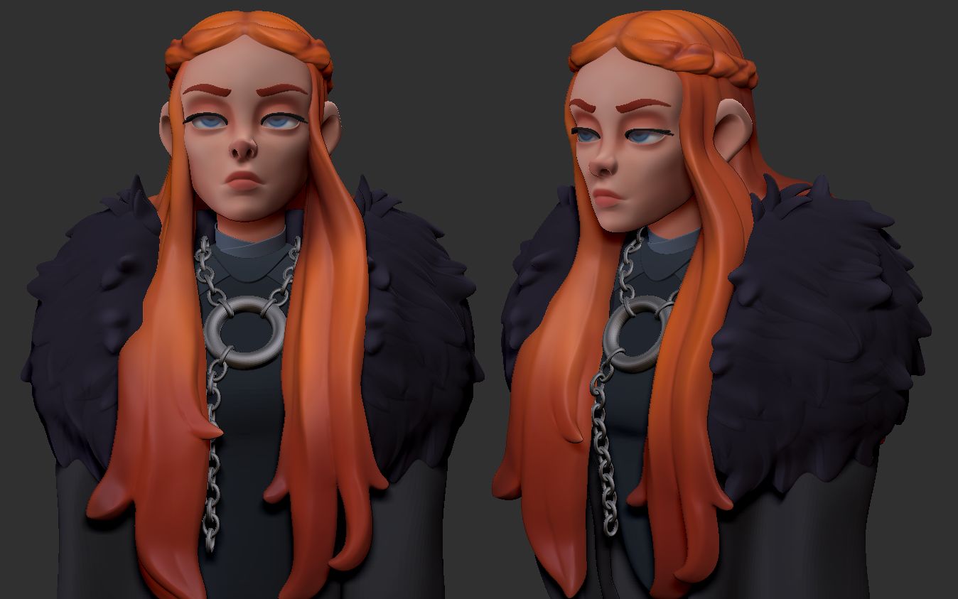 Discover more like ZBrush: Sansa sculpt and Related Content | Scrolller