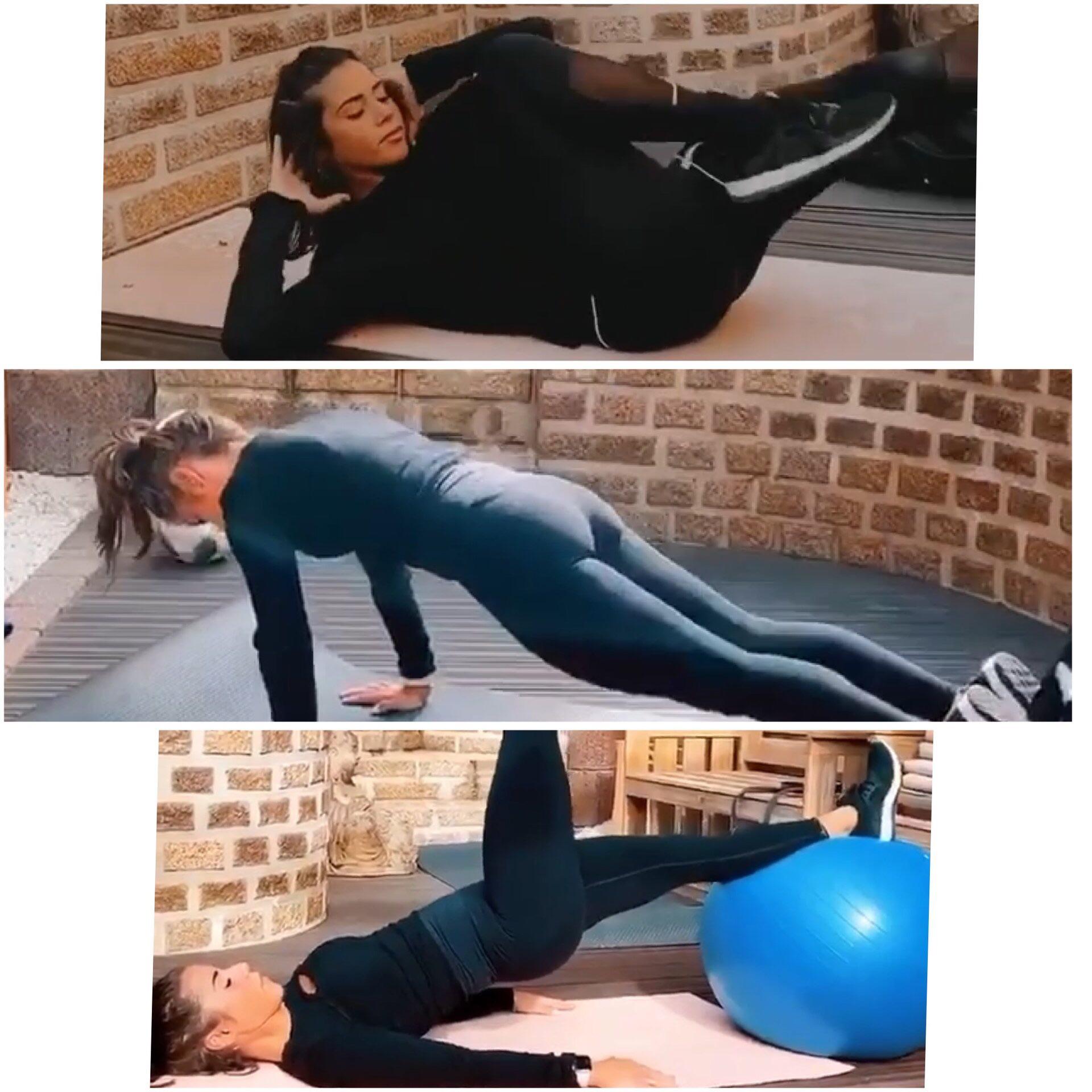 Sarah beim workout 💦 | Scrolller