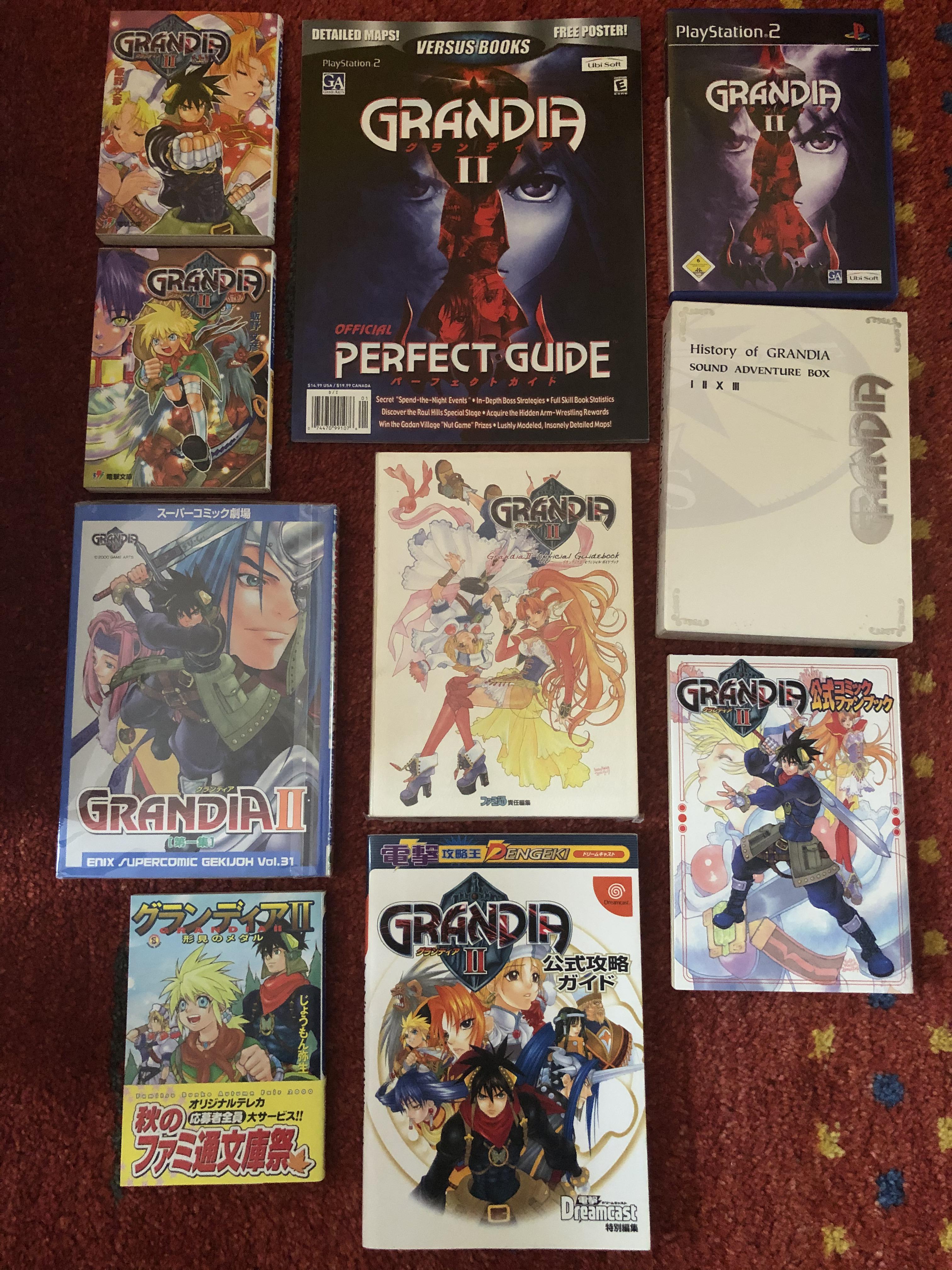 Saw someone share their Grandia collection. Here‘s mine! | Scrolller