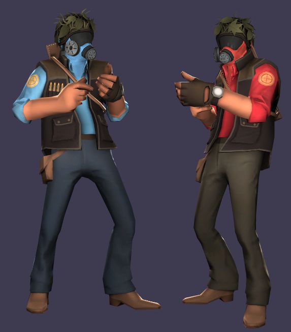 Saw this weird combo in a Casual match today. | Scrolller