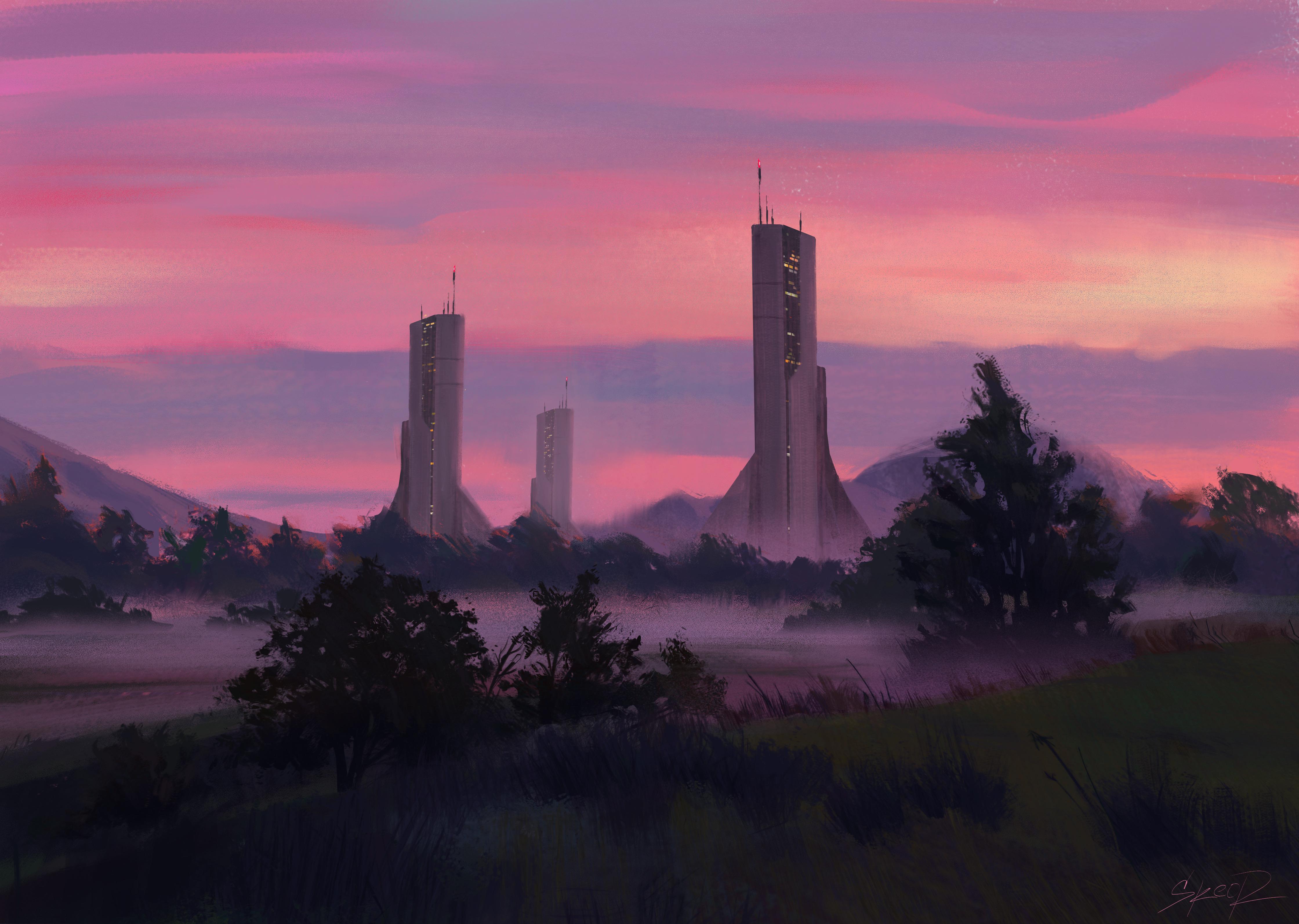 A landscape sketch by me | Scrolller