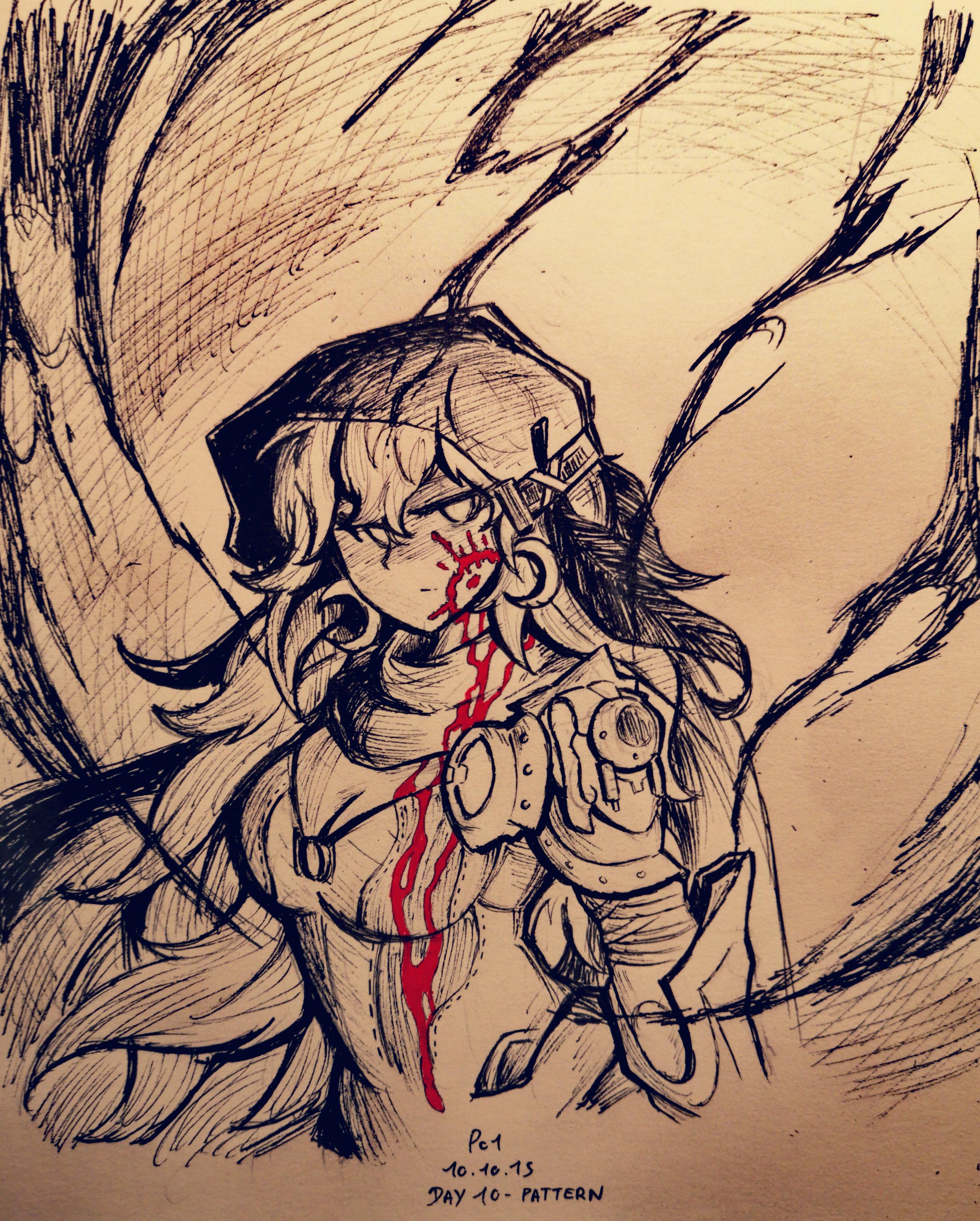 Sdorica Fan Art - Inktober Day 10 : Pattern (Spoiler, for the end of arc 1 of story) | Scrolller