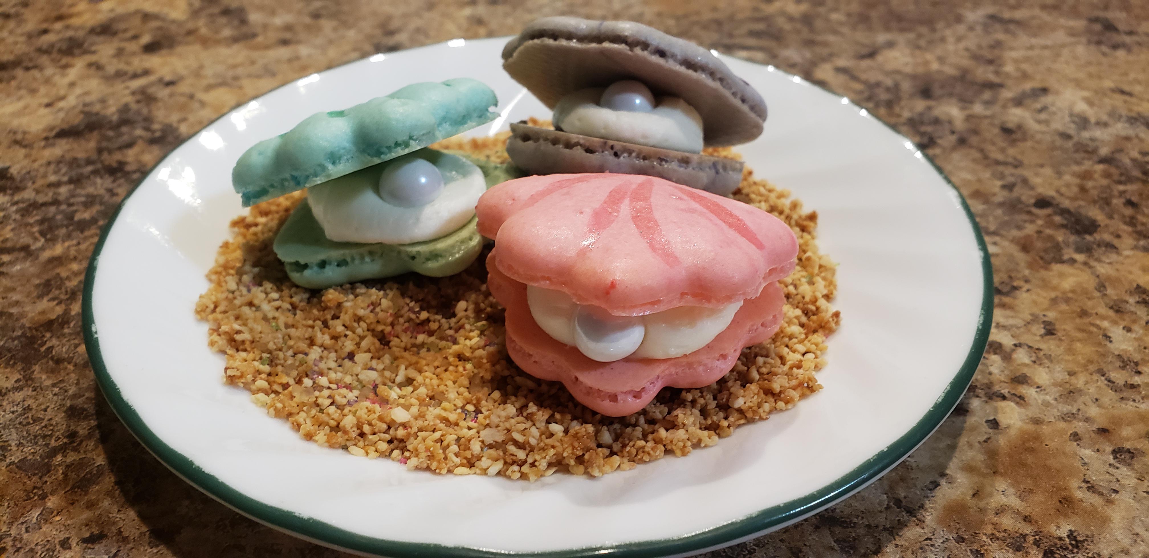 Seashell macarons for a mermaid party. | Scrolller
