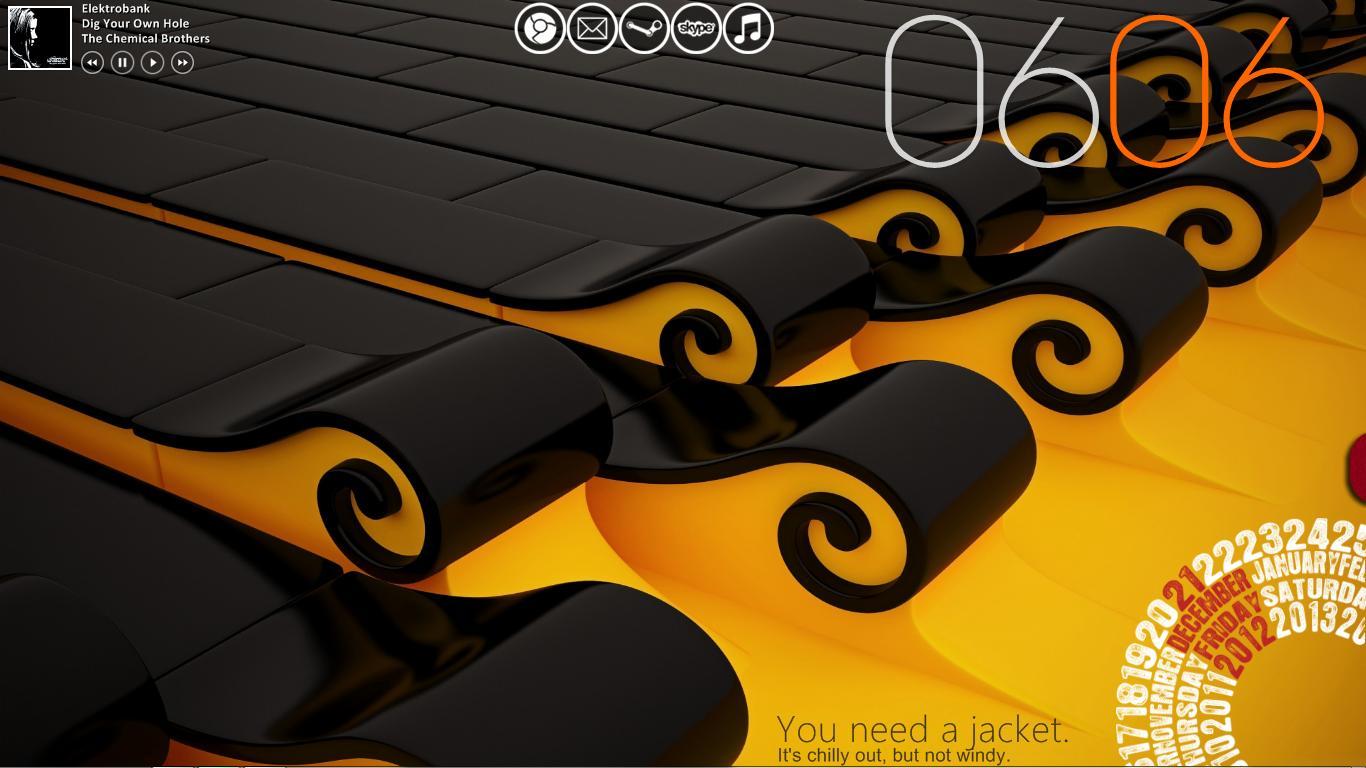 second attempt at making a desktop, can't help but feel like somethings missing | Scrolller