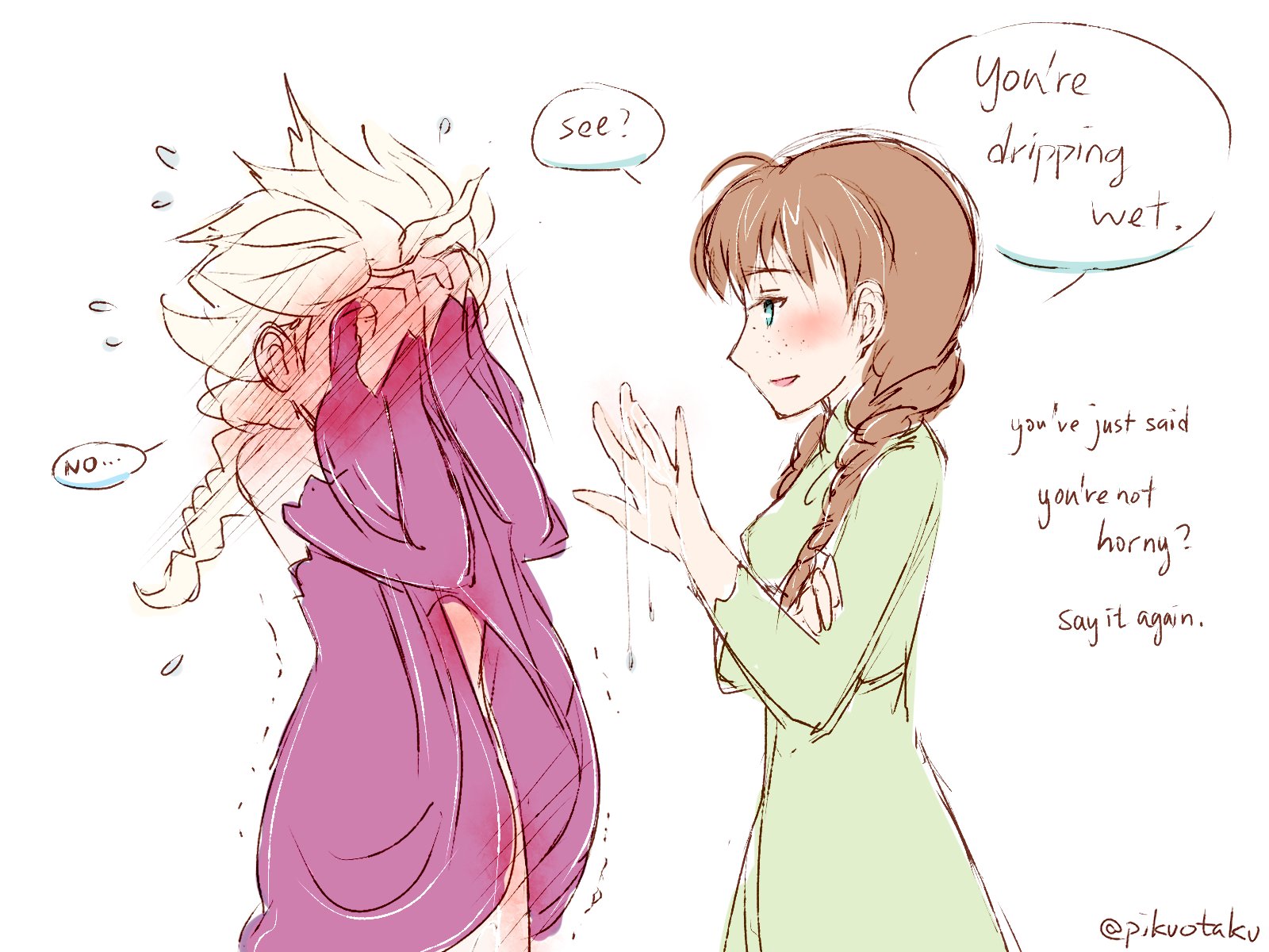 See? You're wet, Elsa. | Scrolller