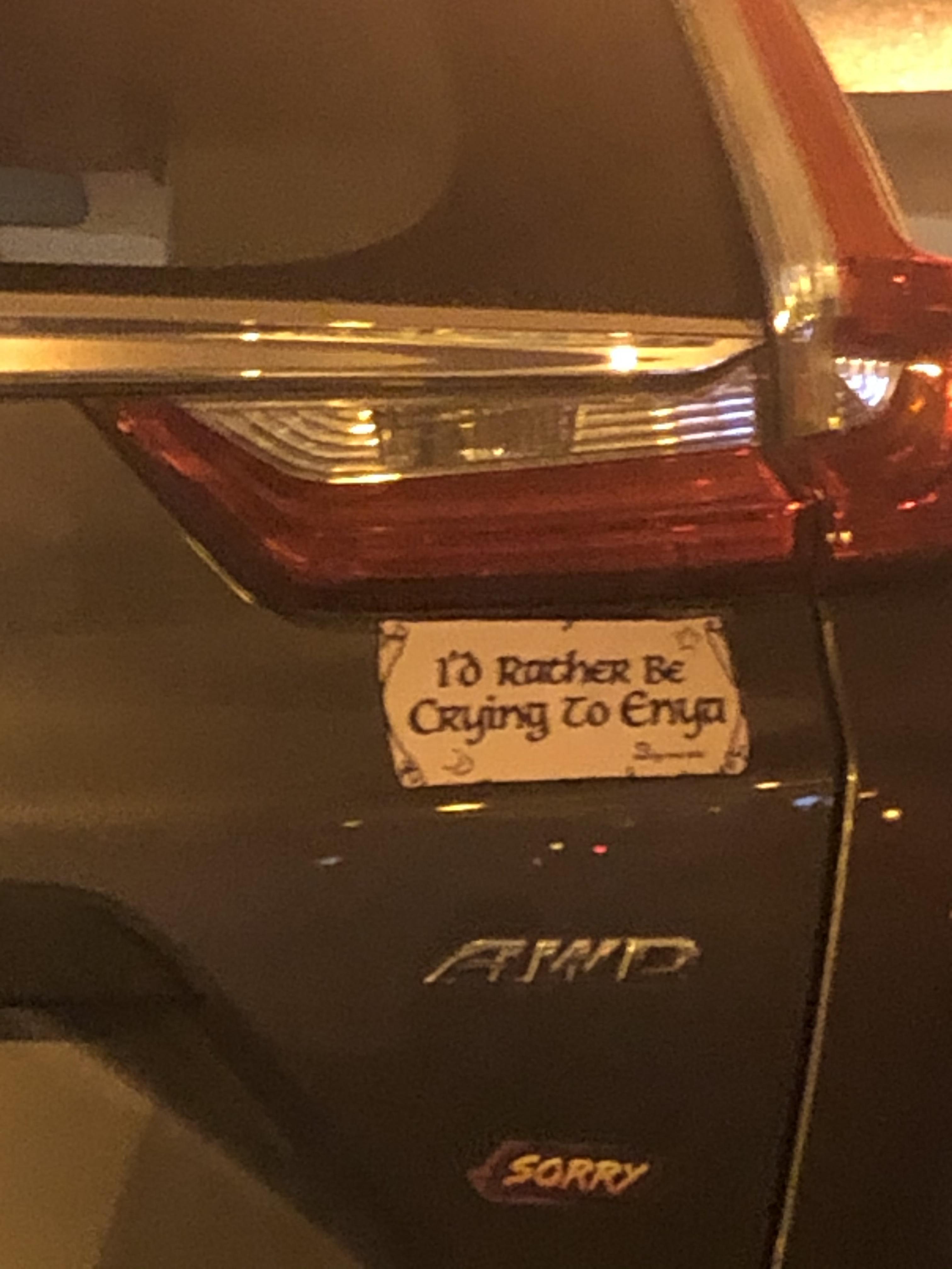 Self-aware Enya fan | Scrolller