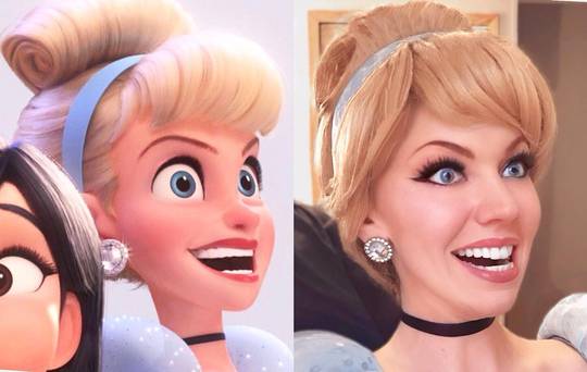 [self] My Cinderella selfie from Wreck-It Ralph 2! (Instagram: Penberly) | Scrolller