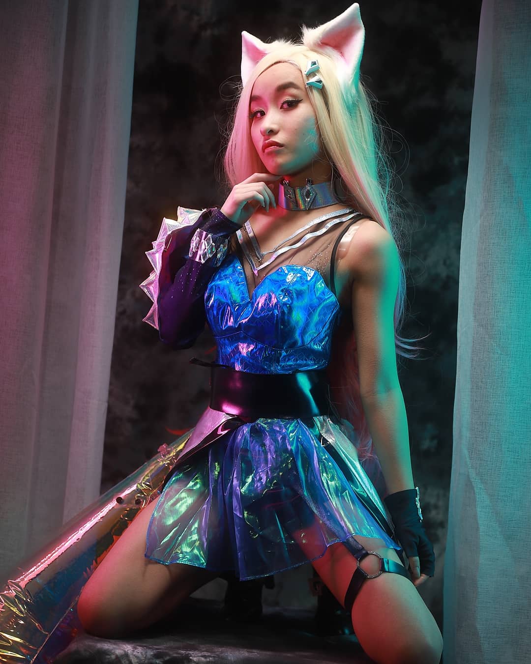 [self] My KDA All Out Ahri cosplay | Scrolller