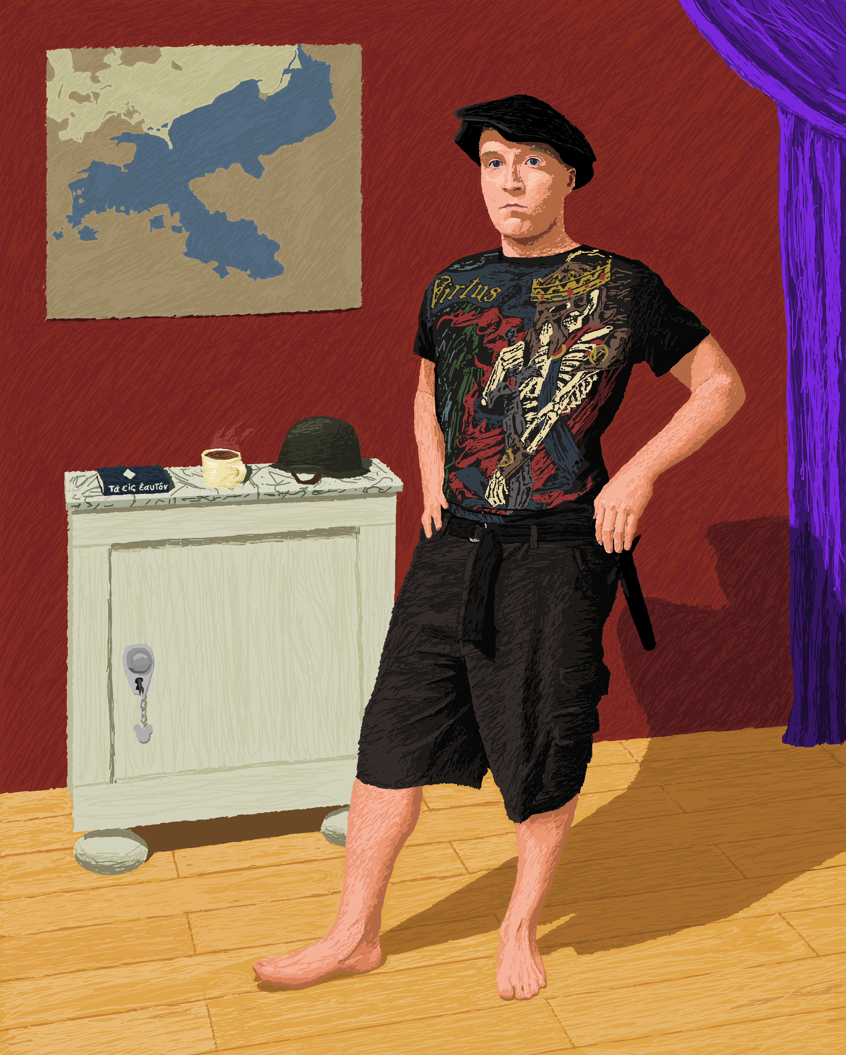 Self-Portrait, MS Paint | Scrolller