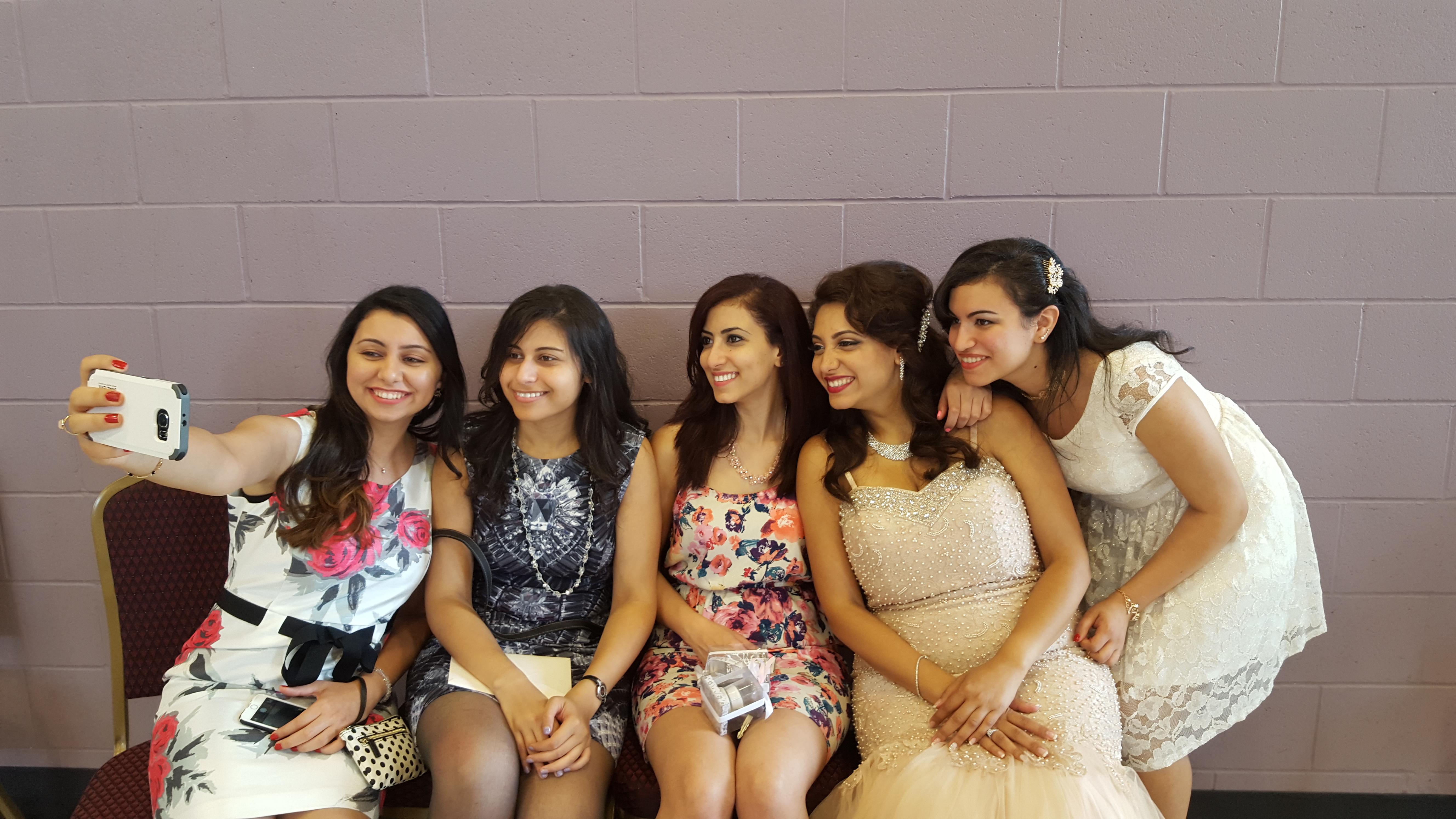 Selfie for the bridal party | Scrolller