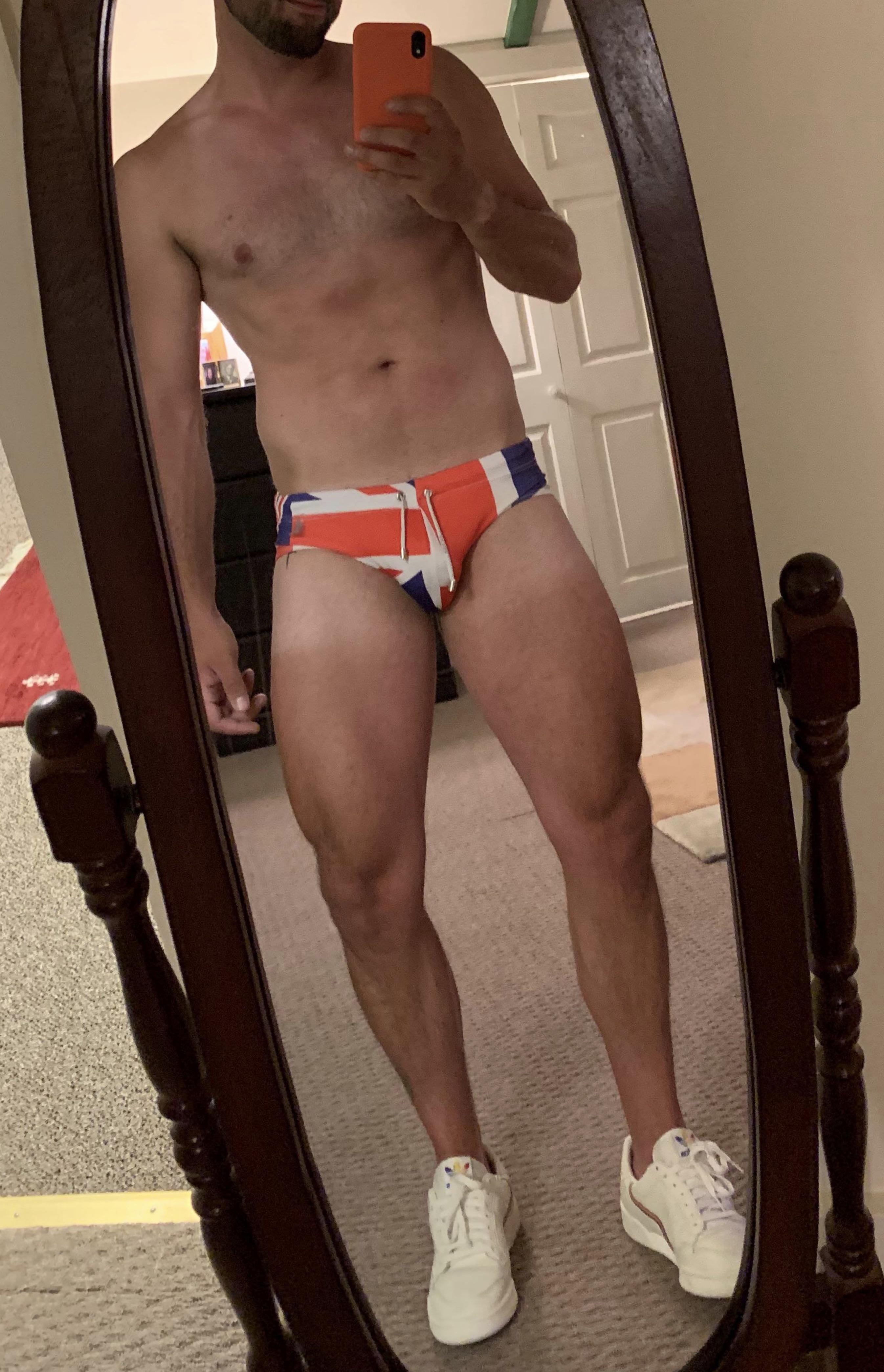 [selling] - 29 - Union Jack Speedo I wore to 2019 World Pride, size M. Customizable to your ...