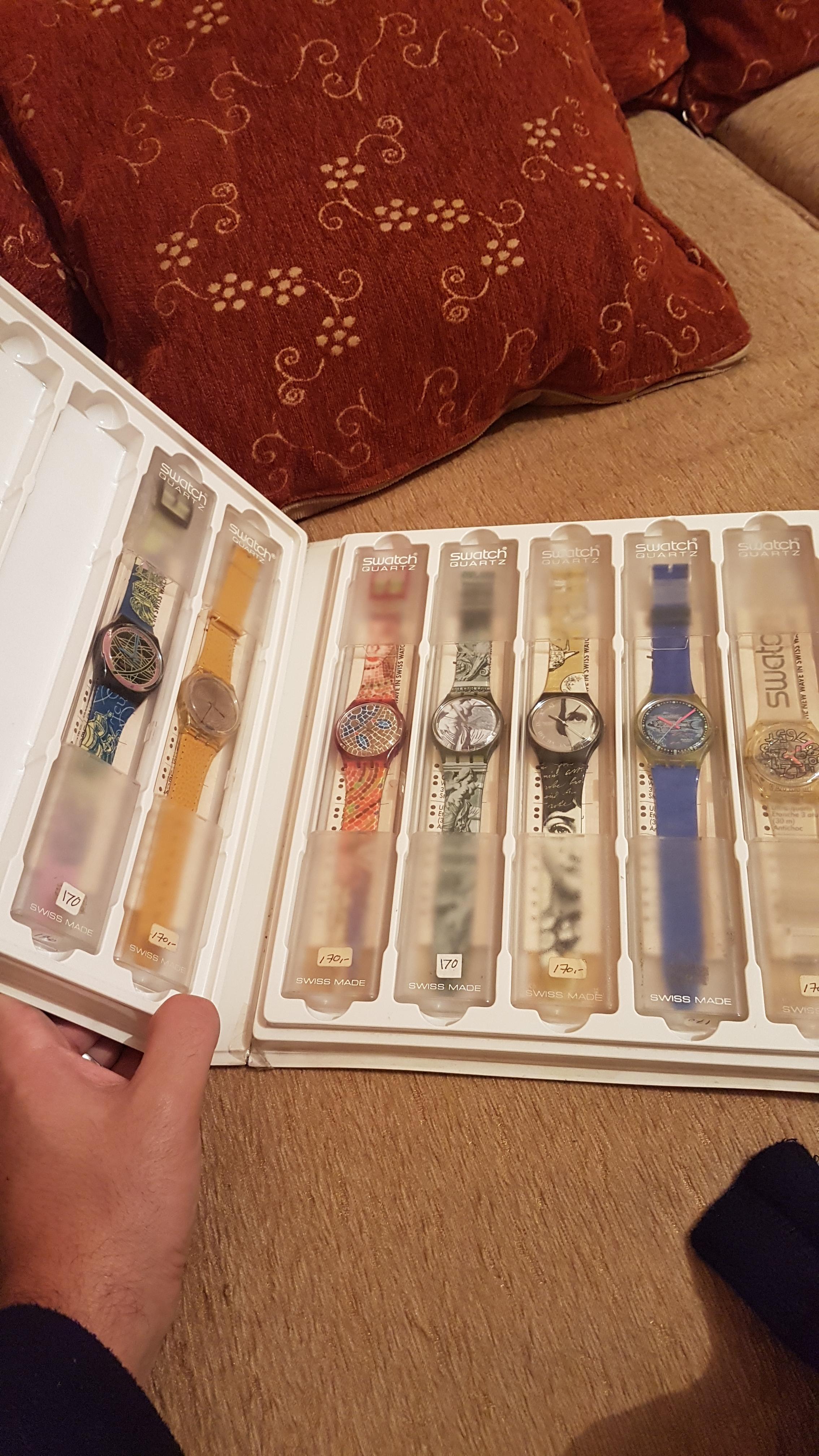 Set of (probably) 90's Swatches | Scrolller