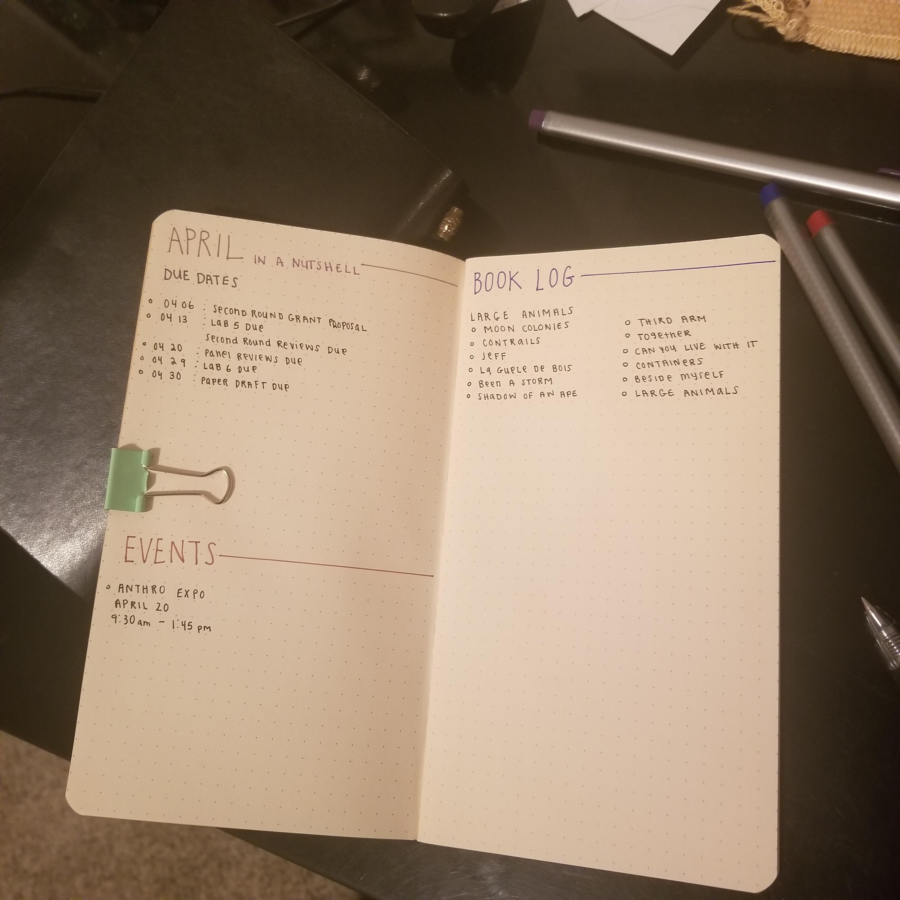 Setting up my quarantine bujo (late) | Scrolller