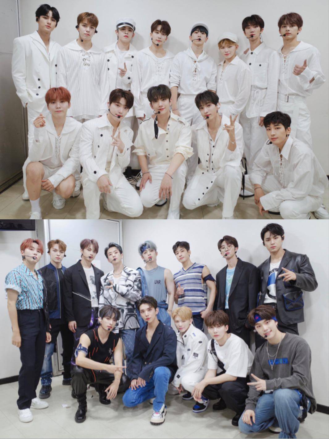 Seventeen @ SBS Inkigayo behind pictures | Scrolller