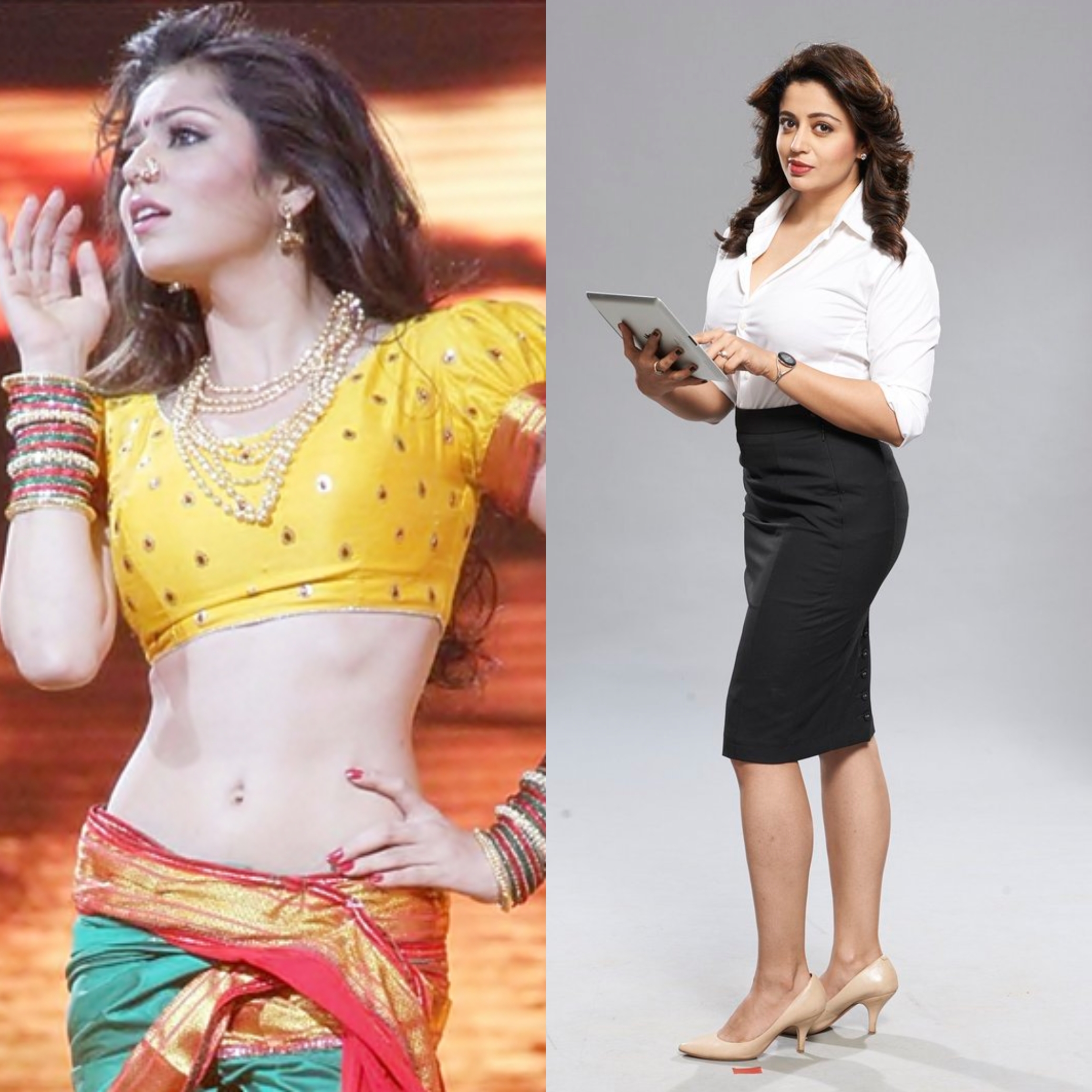 Sexiest TV actress, Round-1, Match#7: Drashti Dhami Vs Nehha Pendse | Scrolller