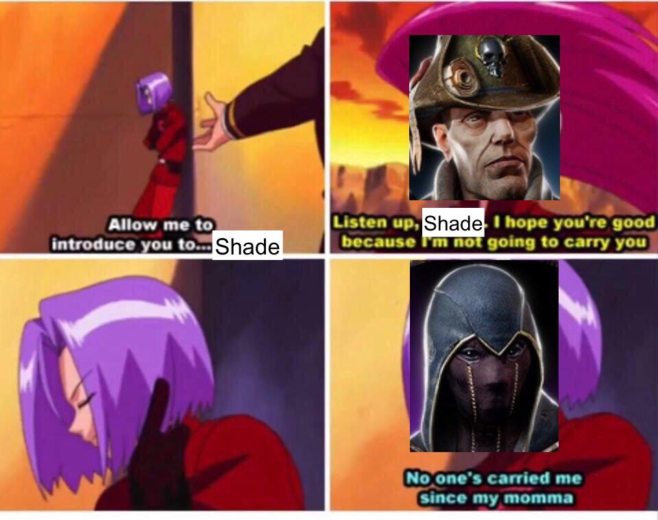 Shade players always throwing shade... | Scrolller