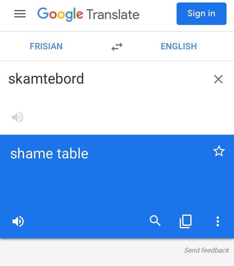 Shame table | Scrolller
