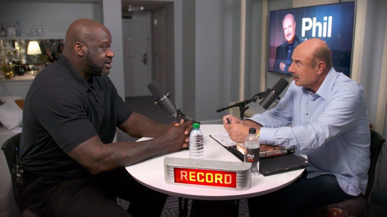 Shaq holding a conversation with Dr. Phil. | Scrolller