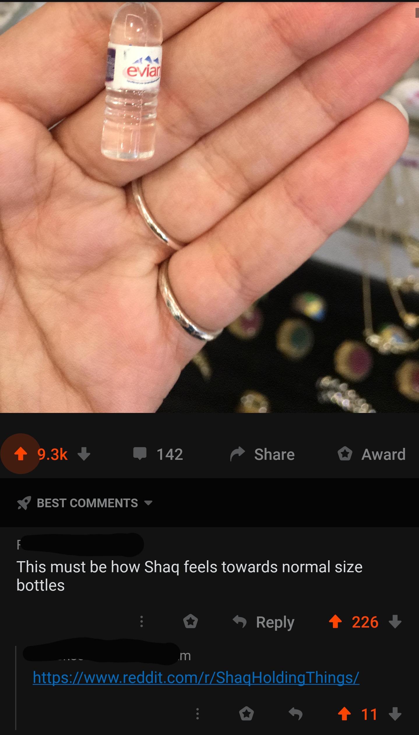 Shaq Holding Things | Scrolller