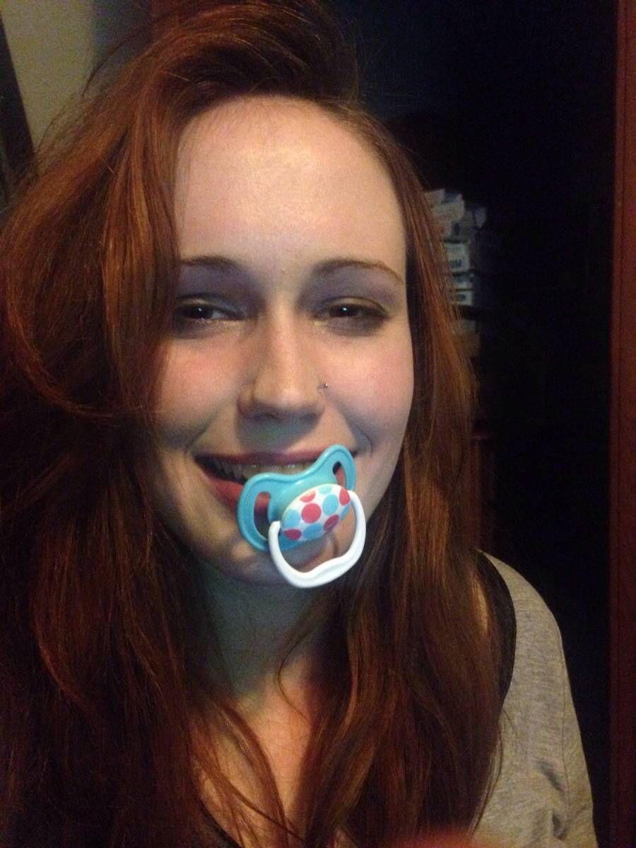 She Brought The Binky With Her I Didnt Even Ask Her To Scrolller