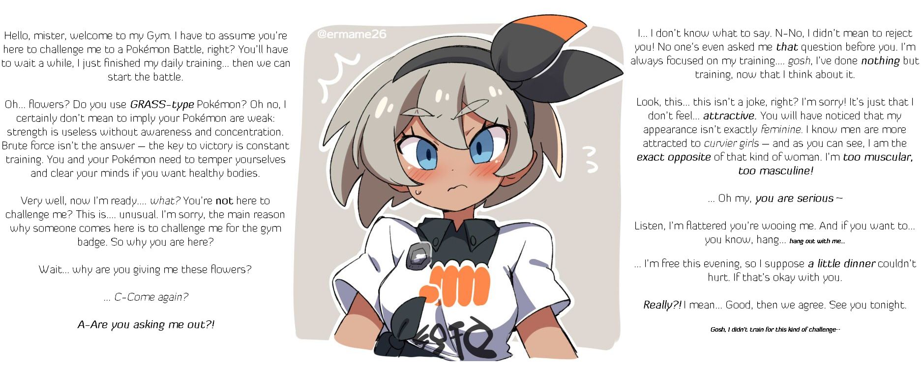 She wasn't ready for this challenge [Non-Lewd] [Wholesome] [Pokemon Sword] [Saitou] [Bea ...