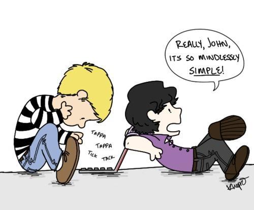 Sherlock/Peanuts crossover art | Scrolller