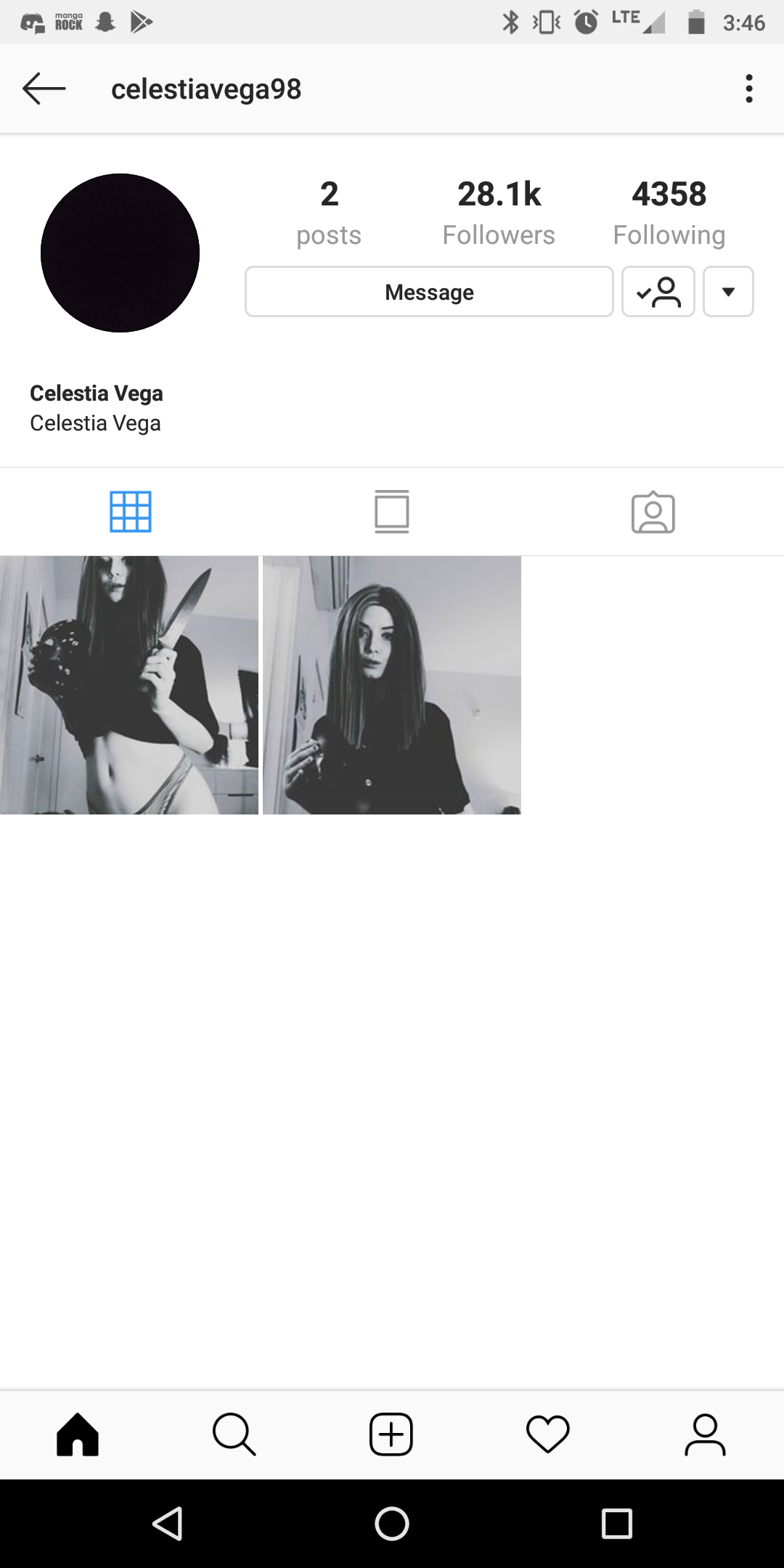 She's been active on Instagram again. Deleting all previous posts and uploading new ones ...