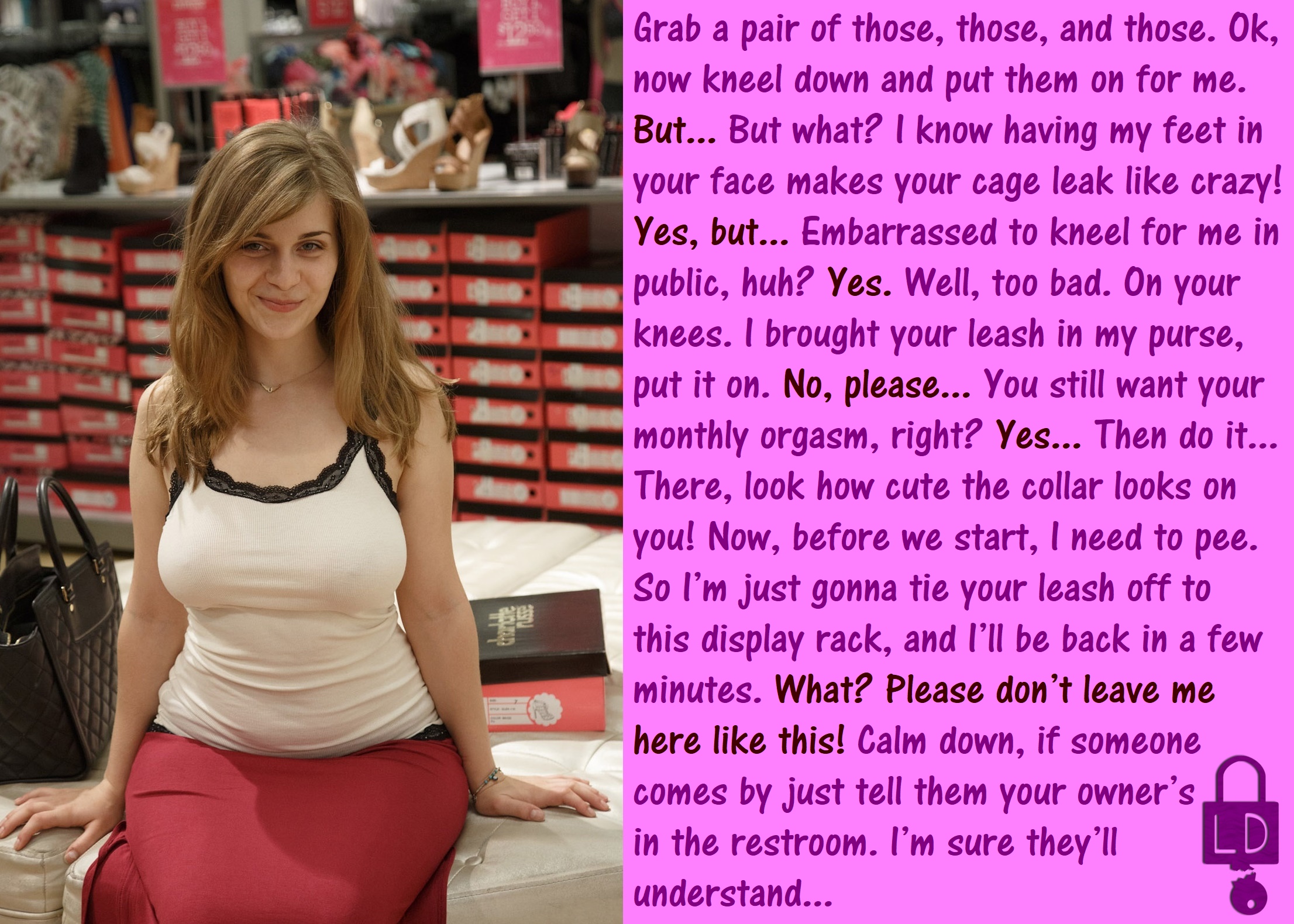 Discover more like Femdomcaptions: Shoe Shopping and Related Content | Scrolller