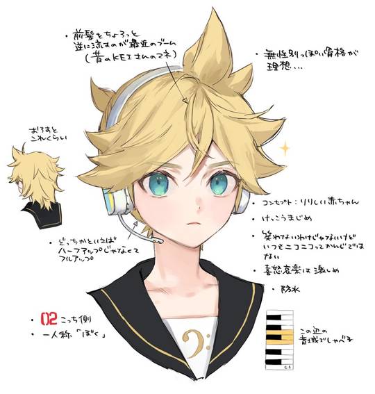 #おしえてあなたの鏡音レン #Show me your Kagamine Len (Art by naoko) | Scrolller