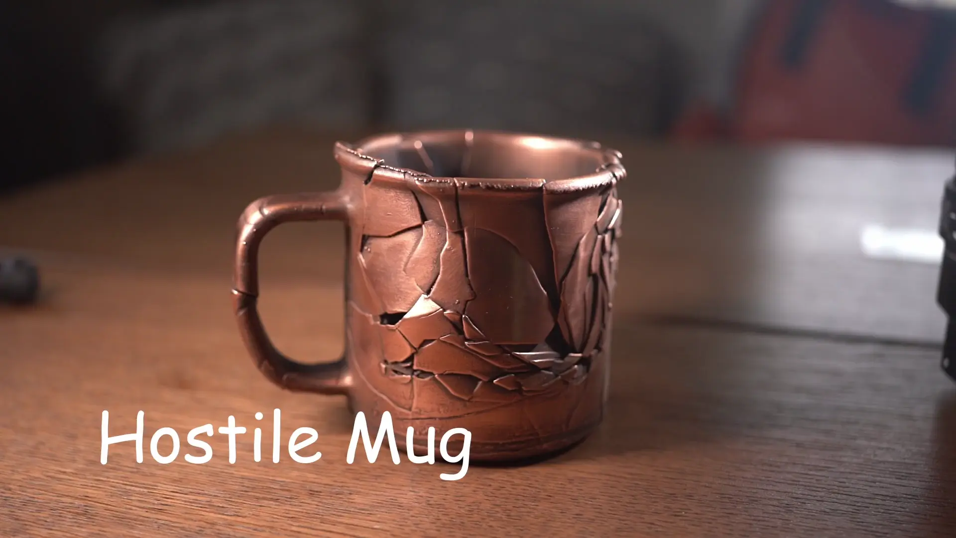 Simulated a shattering mug, then 3D printed and electroplated it in copper | Scrolller