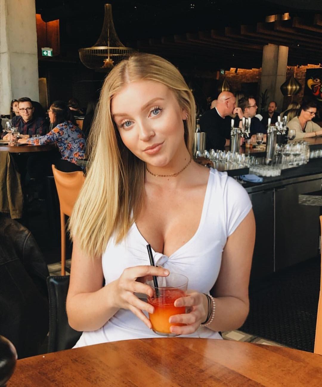 Sips from a straw | Scrolller