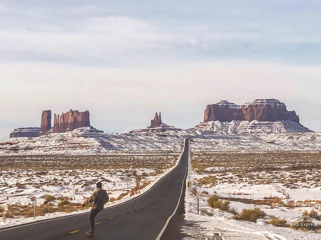 Skating monument valley | Scrolller