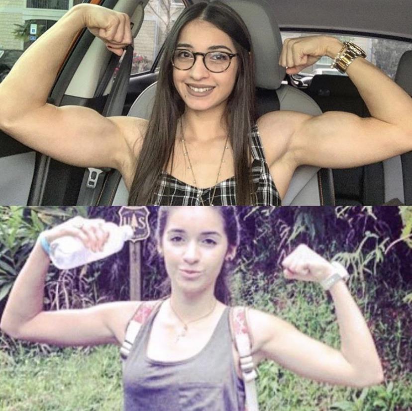 Skinny girl makes big gains | Scrolller