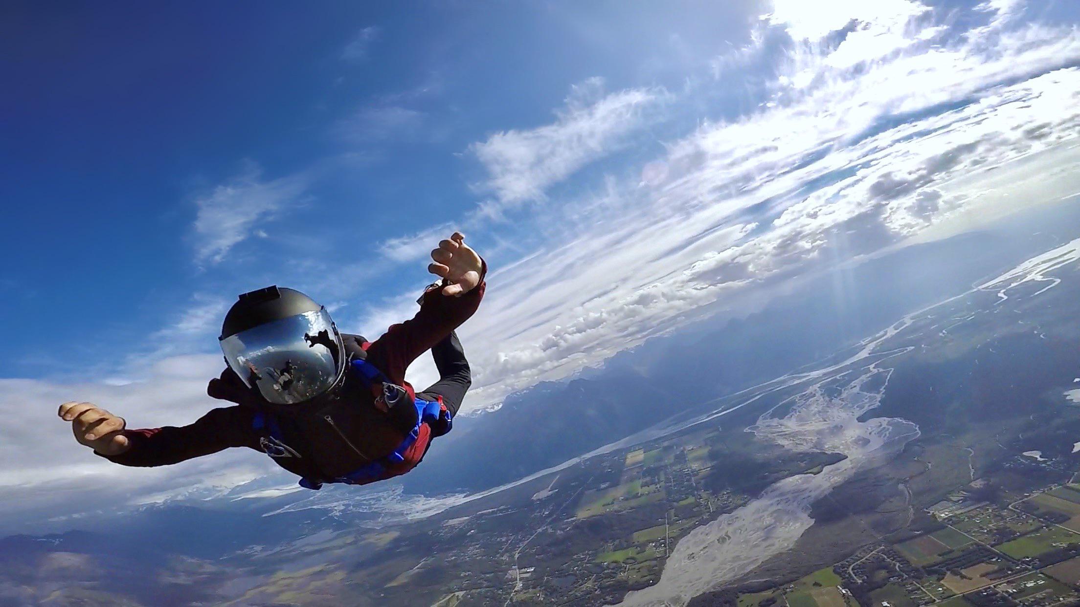 Skydiving over Palmer, Alaska | Scrolller