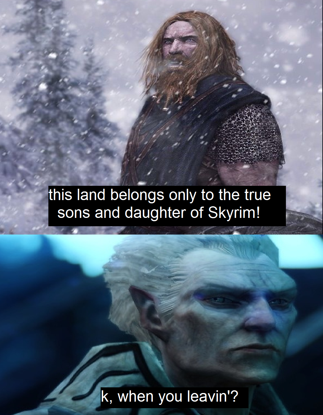 SKYRIM BELONGS TO THE SNOW ELVES | Scrolller