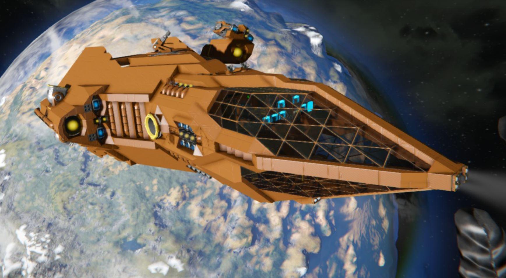 Small grid ship gone large, building a deep exploration cruiser | Scrolller