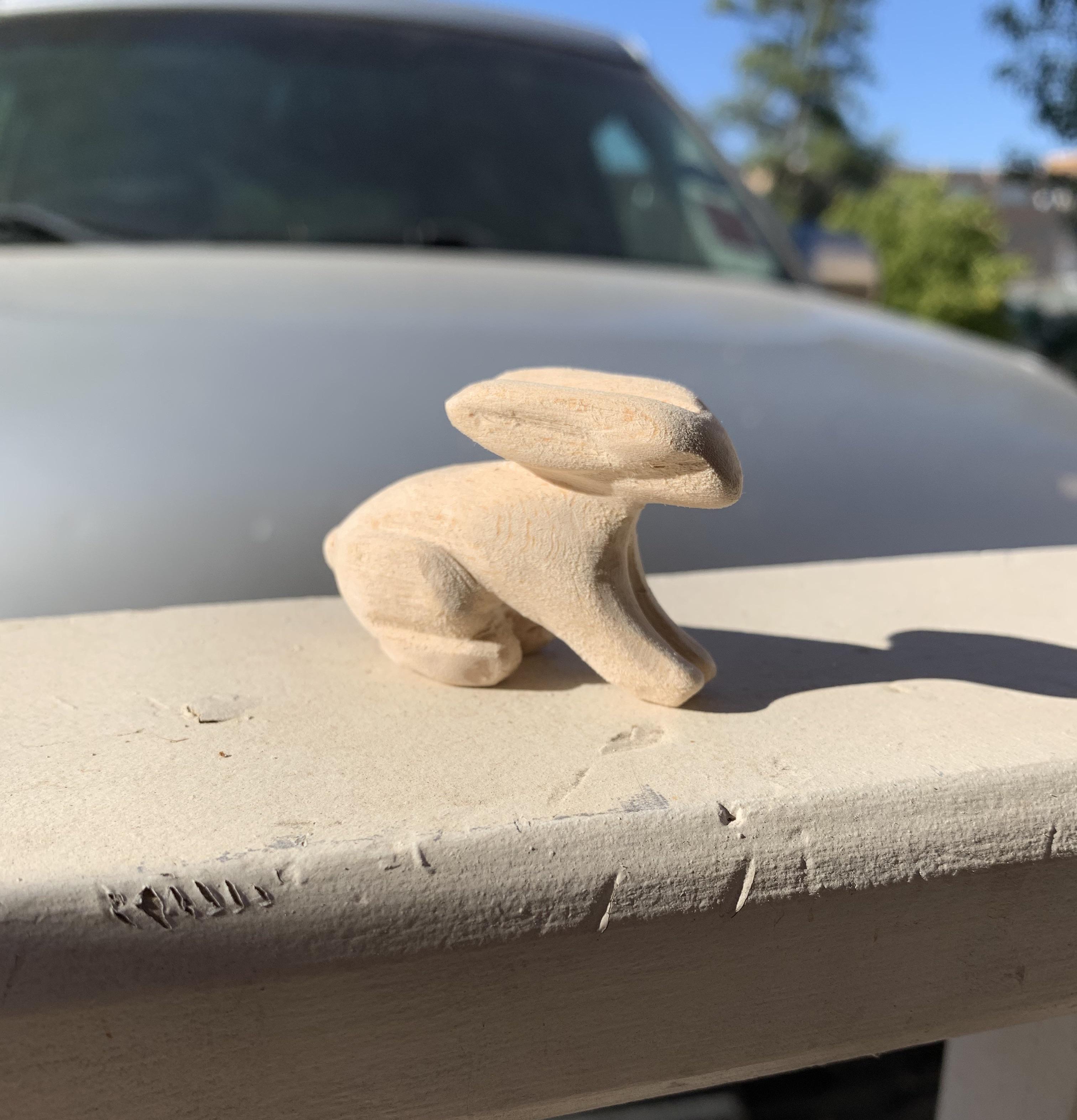 Small sanded rabbit | Scrolller